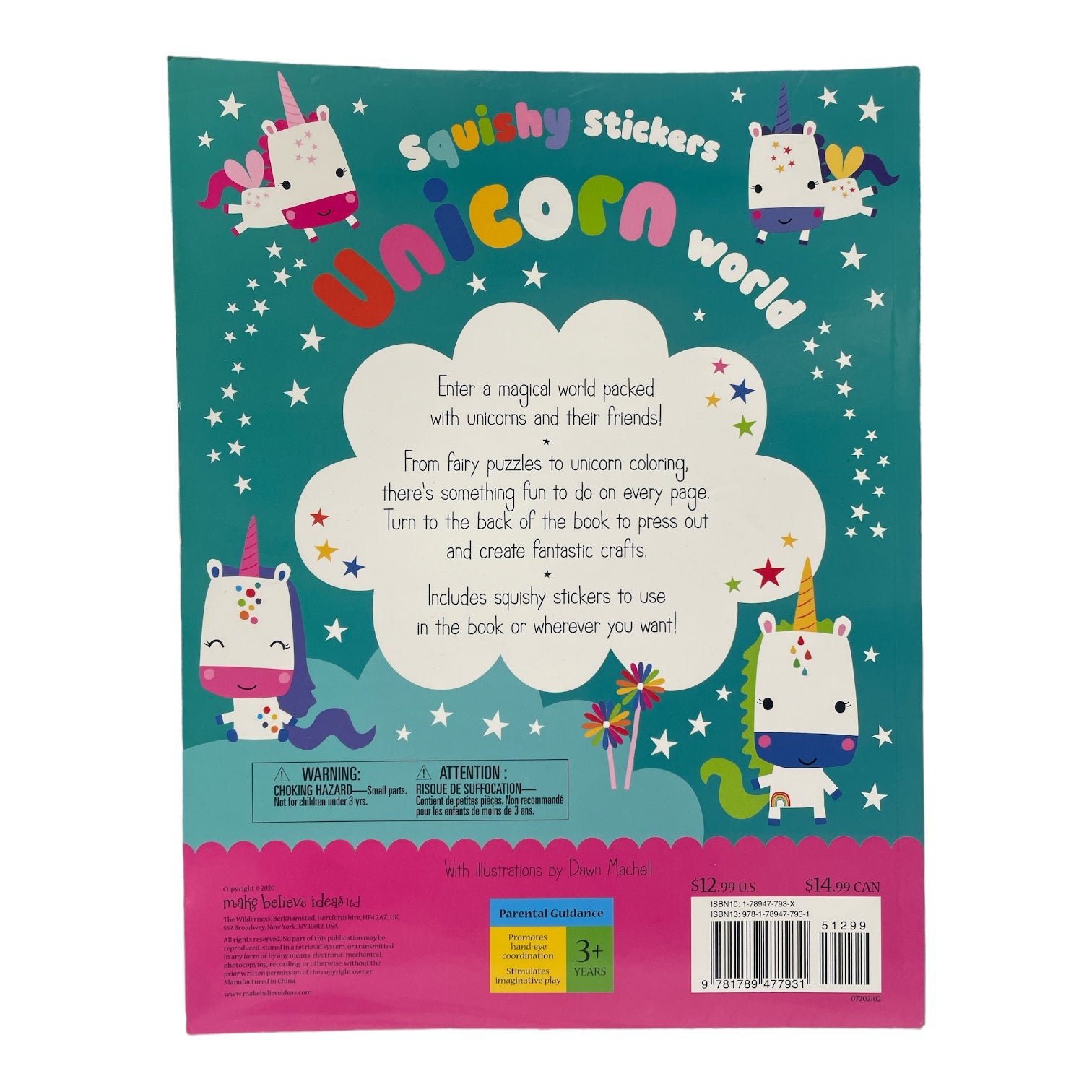 Squishy Stickers: Unicorn World with 3D Squishy Stickers, Activities ...