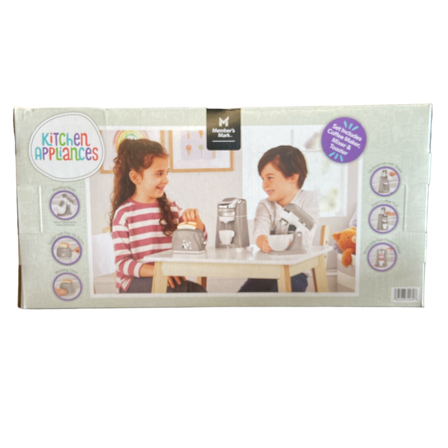 Member's Mark Gourmet Kitchen Appliance PLAYSET for Kids (Grey ...